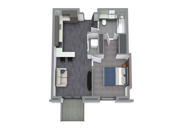 1 Bedroom Apartments | Ebb & Flow Reading